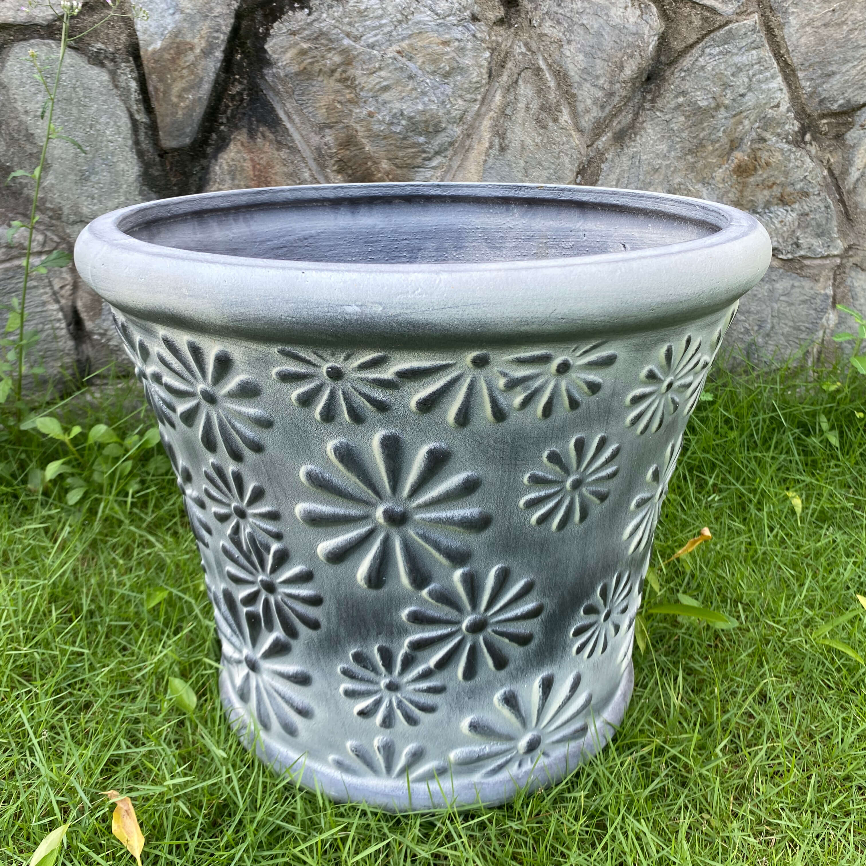 Flora Embossed Planter