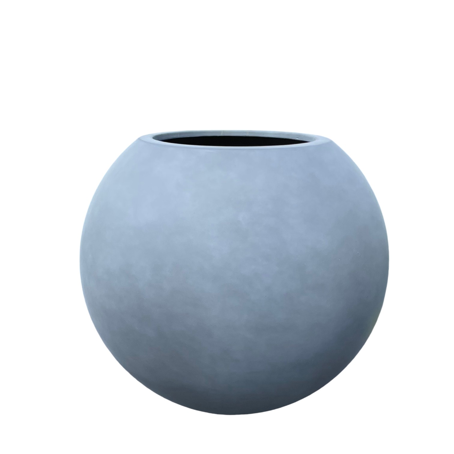 Ball-Shaped Planter Matte Grey